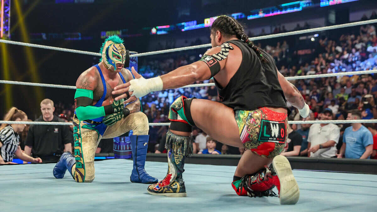 Rey Mysterio reportedly was 'always planned' to feud with Santos Escobar - WWE News, WWE Results ...