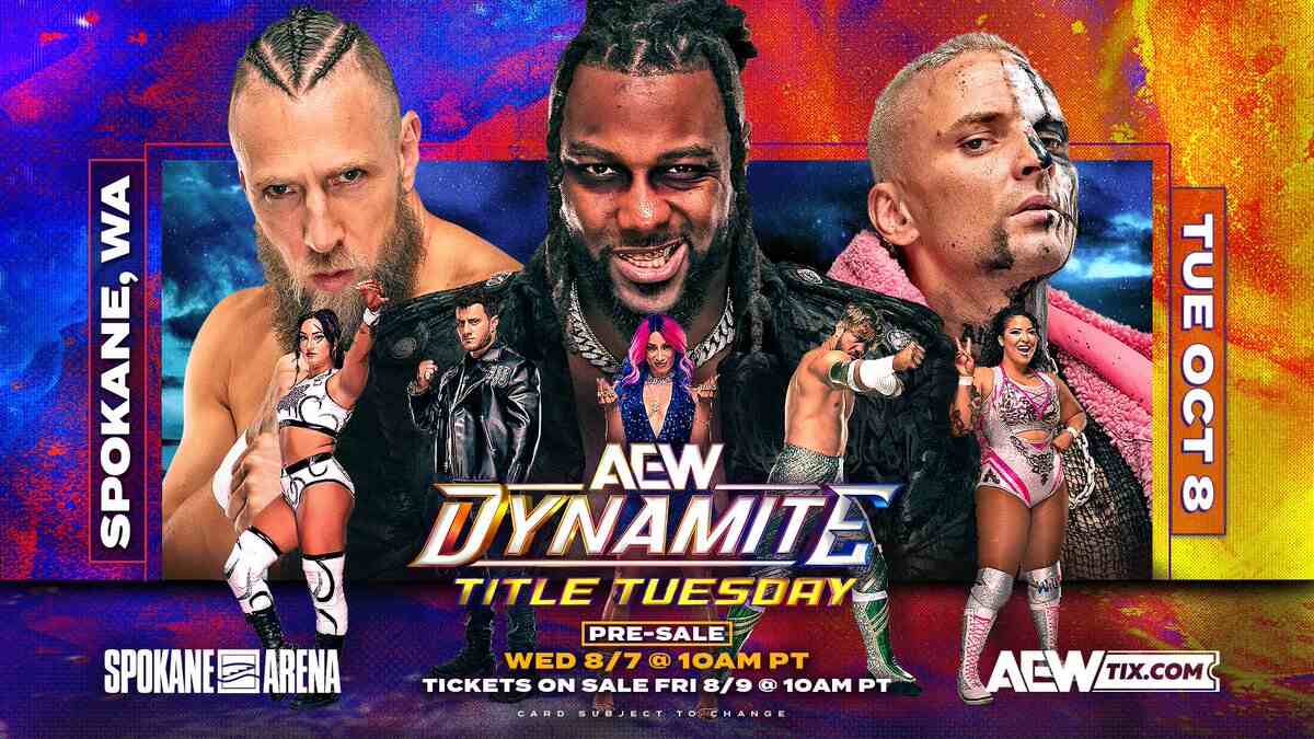 AEW announces 'Title Tuesday' Dynamite for 10/8 - WWE News, WWE Results, AEW News, AEW Results