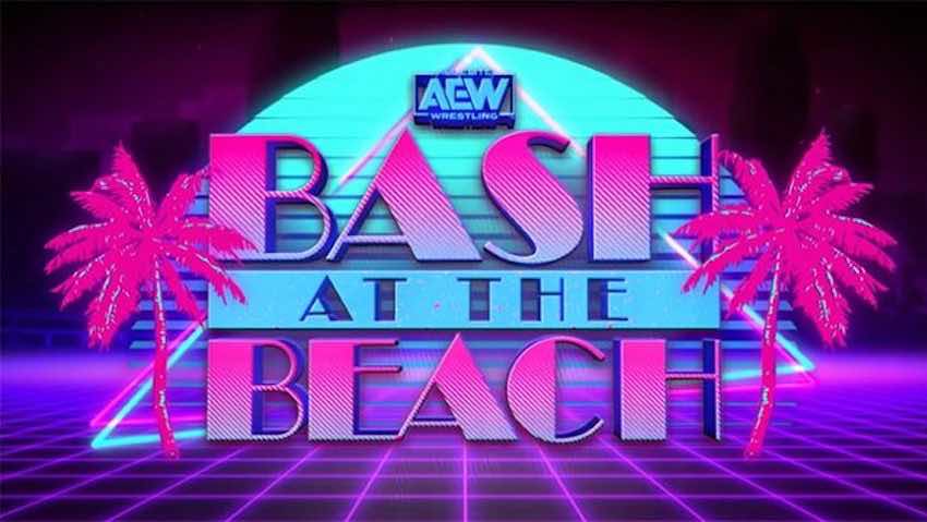 Video: First look at the stage set for tonight’s AEW Dynamite “Bash at the Beach” - WWE News ...
