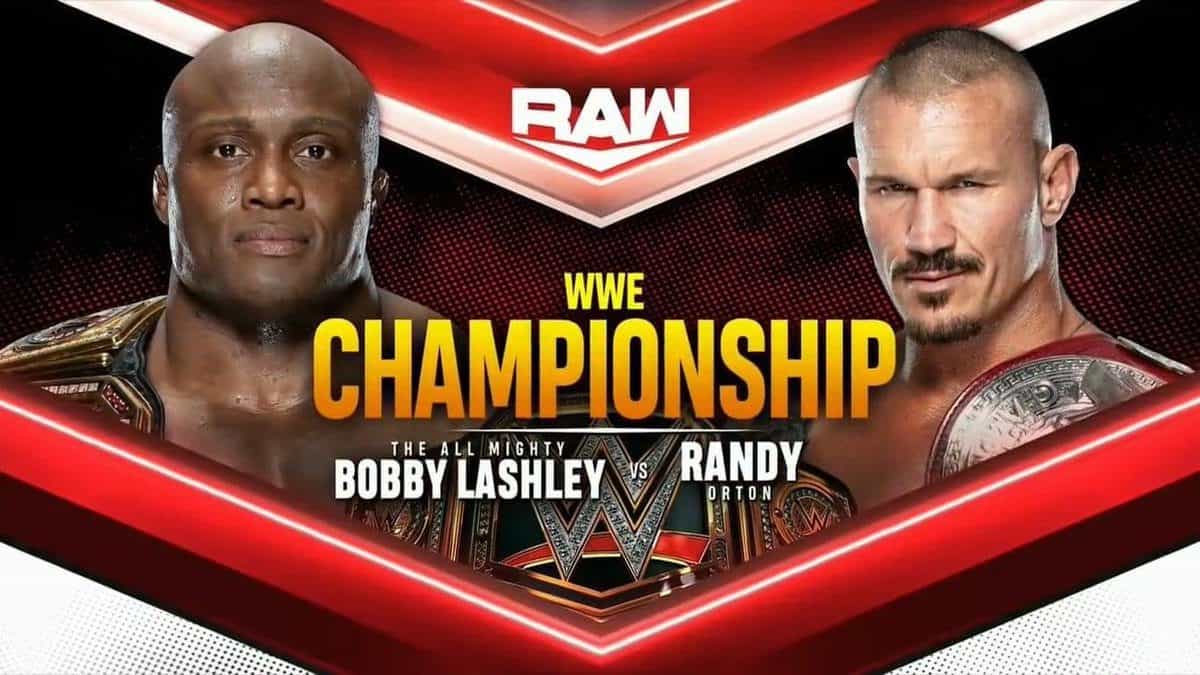 WWE Championship Match set for this Monday’s live Raw on USA, Updated ...