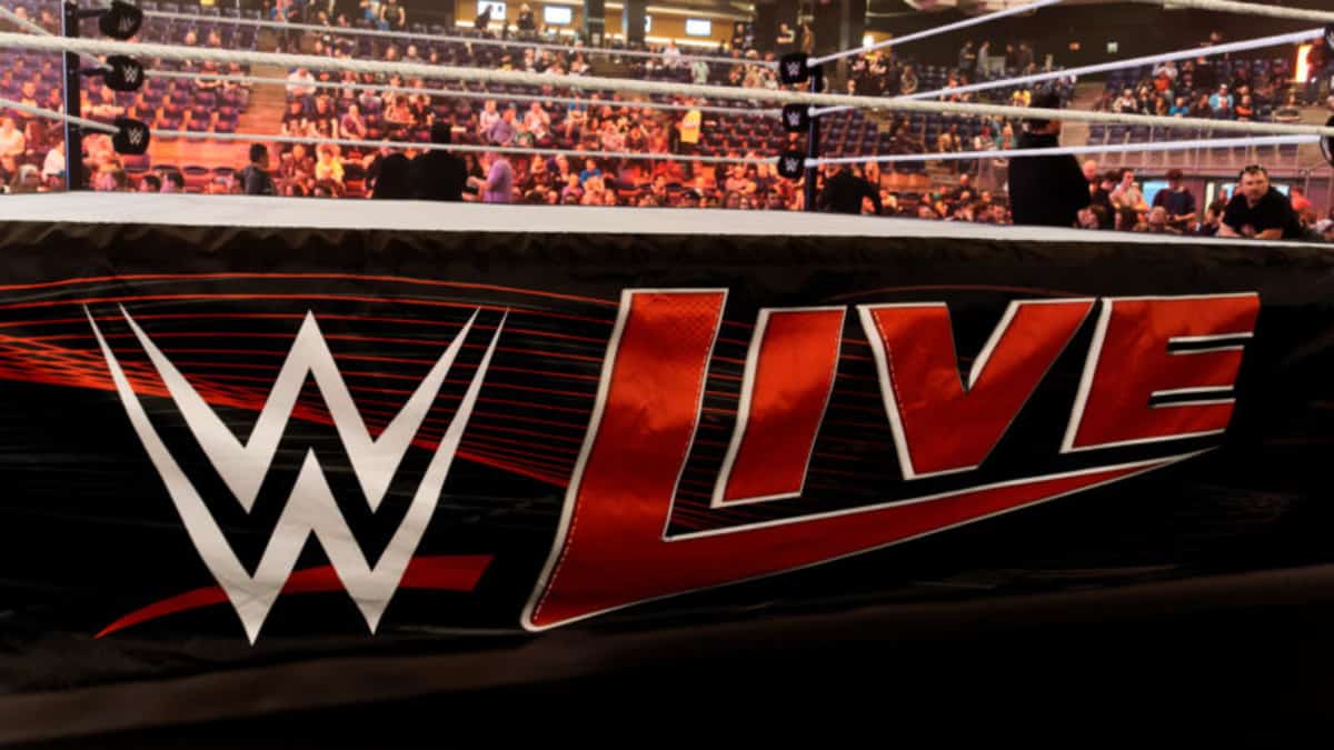 Video: Rope breaks during match at WWE Live Event in Newcastle, England ...