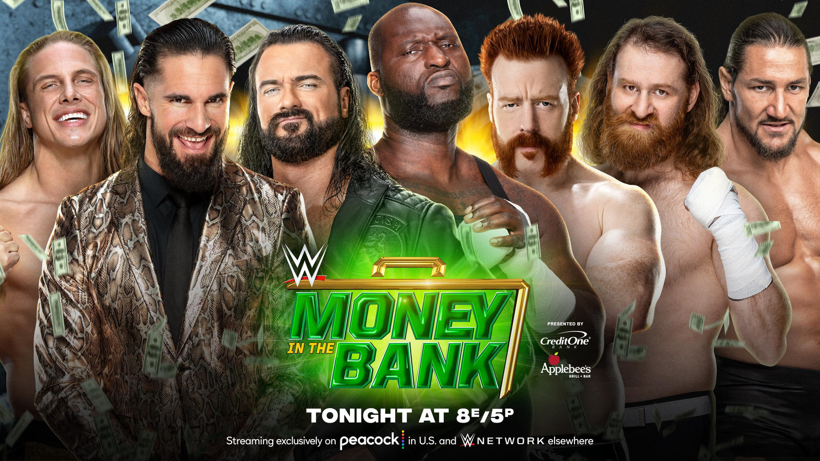 Men's and Women's MITB Ladder Matches, Ronda Rousey vs. Natalya ...