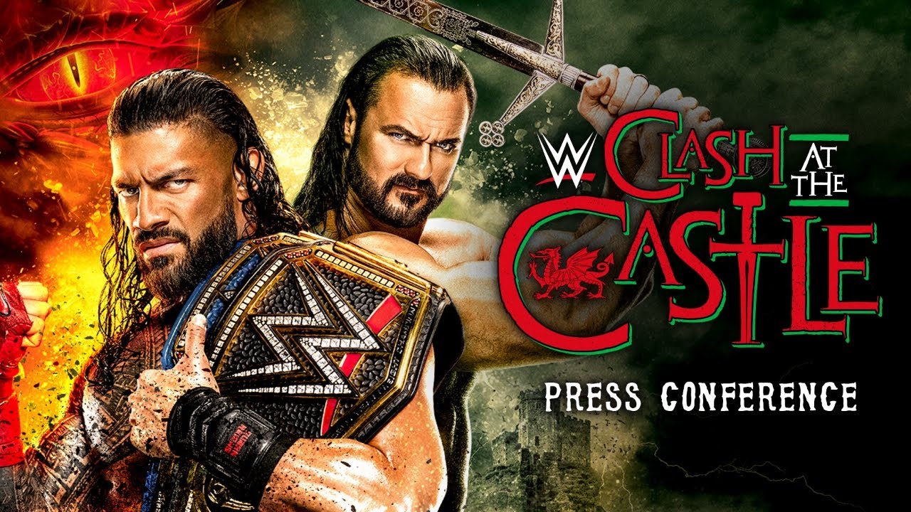Video: WWE Clash at the Castle Press Conference: Bad Bunny, Roman Reigns and more - WWE News ...