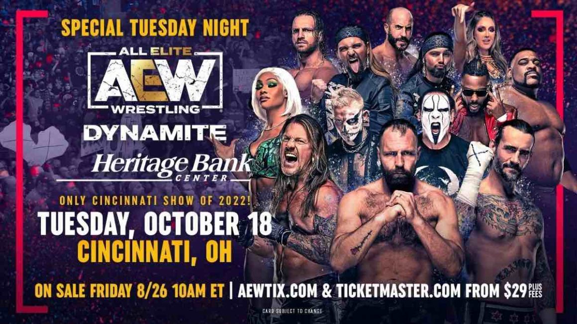 World Title Match To Headline Special Tuesday Night AEW Dynamite Next ...