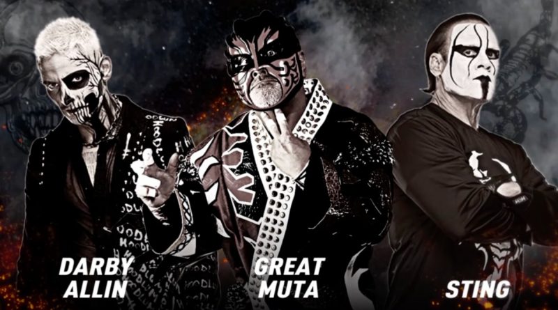 Great Muta Tagging with Sting and Darby Allin at Retirement Show - WWE News, WWE Results, AEW ...