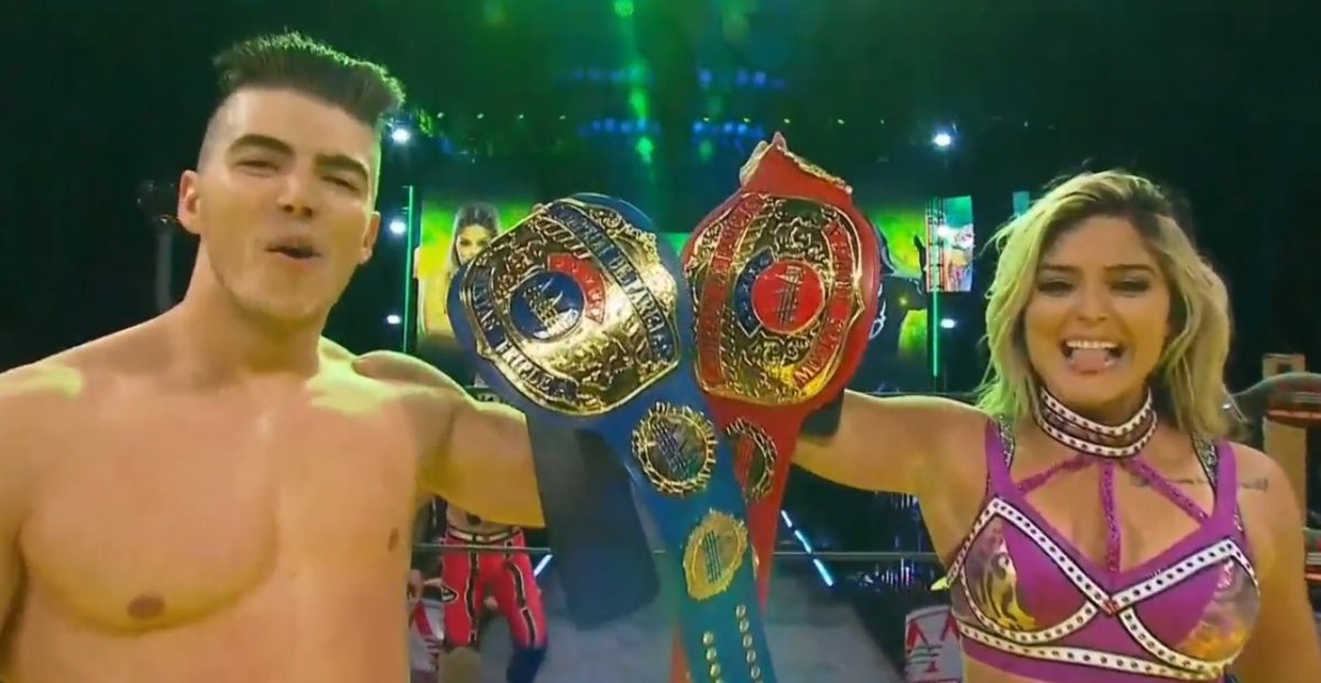 AEW couple stripped of the AAA Mixed Tag Team Titles - WWE News, WWE Results, AEW News, AEW Results