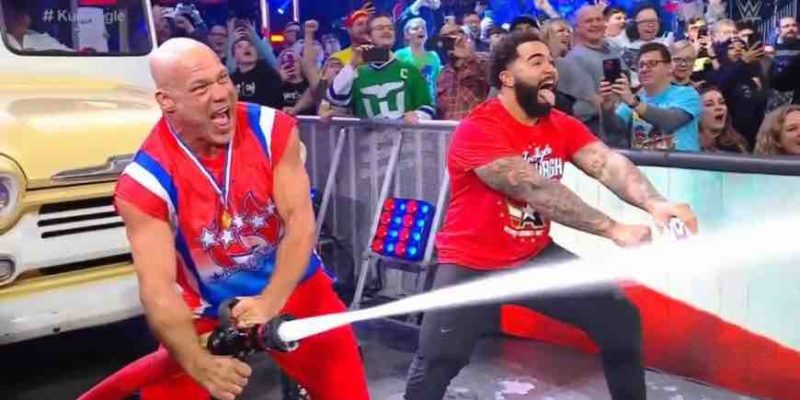 12/9 WWE SmackDown: Kurt Angle And Gable Steveson give Chad Gable and ...