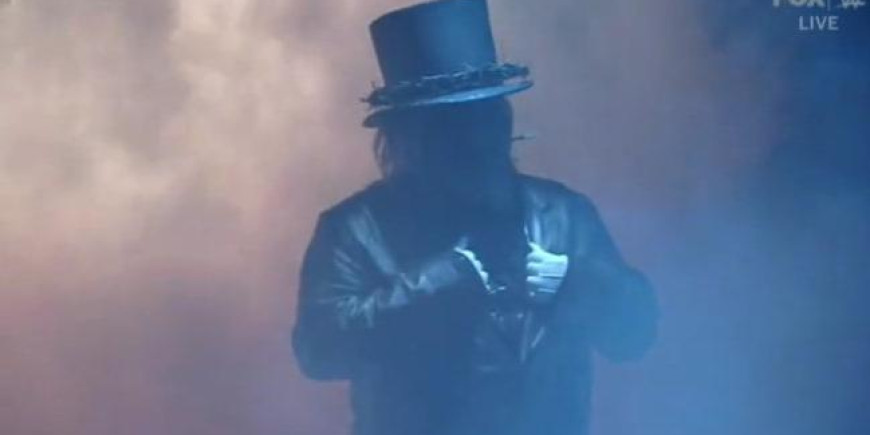 Uncle Howdy appears on Friday's WWE SmackDown in front of the live ...