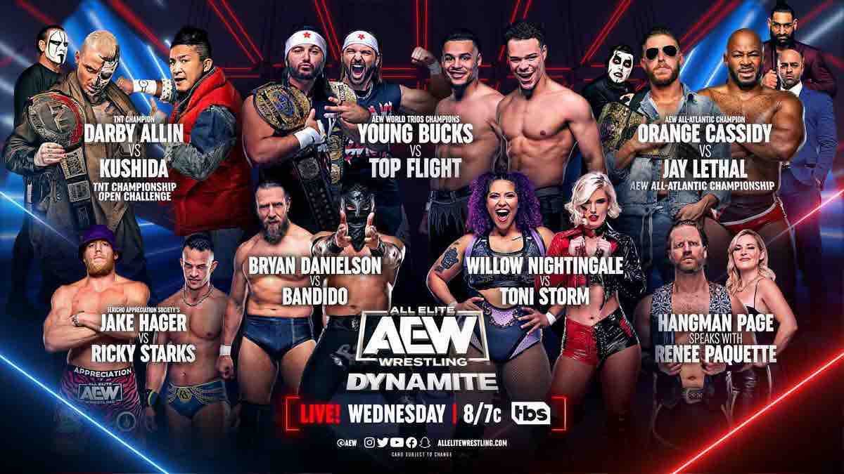 AEW Dynamite Preview: All-Atlantic Title Match, TNT Title Match and more! - WWE News, WWE ...