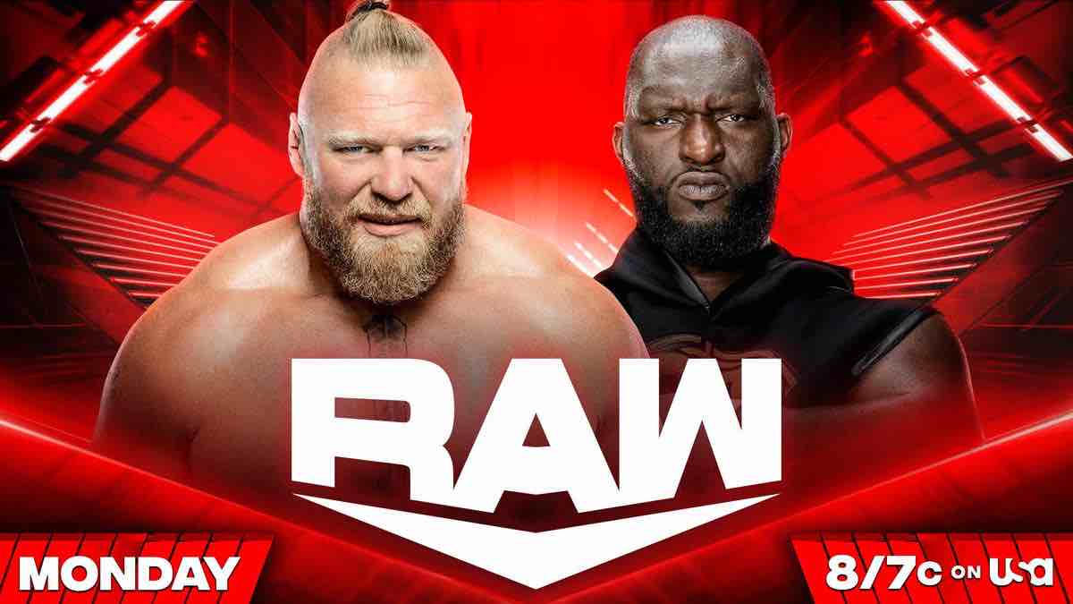 Brock Lesnar and Omos face-to-face added to WWE Raw, updated card - WWE ...