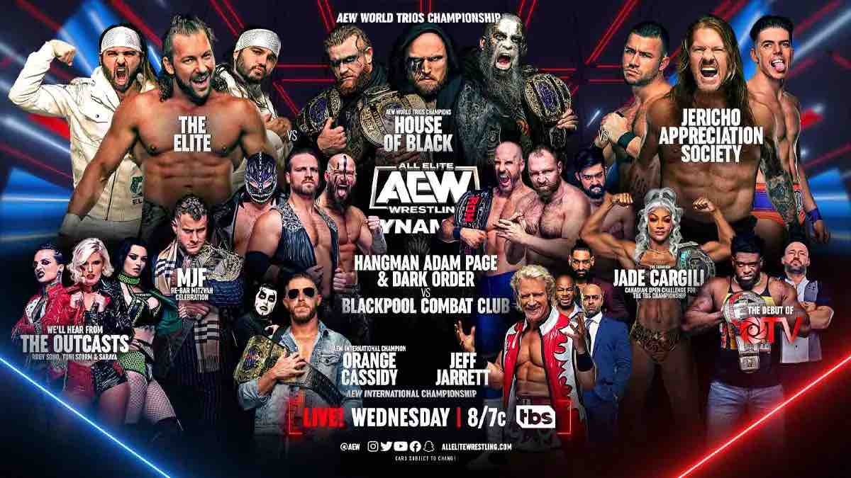 AEW Dynamite Preview: Three Title Matches; MJF, Debut of QTV and more! - WWE News, WWE Results ...