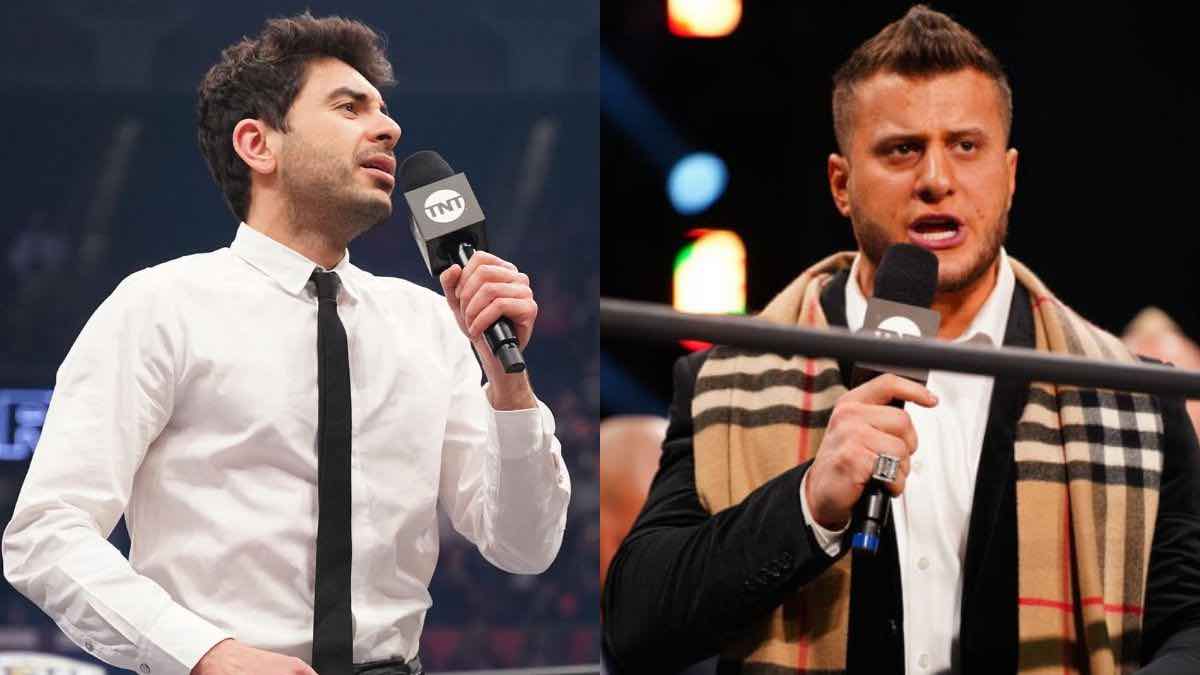 MJF and Tony Khan comment on water-throwing incident at AEW Revolution - WWE News, WWE Results ...