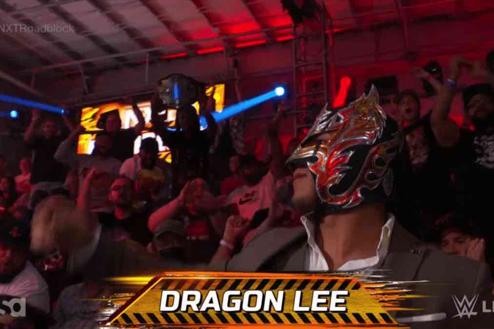 Newly signed WWE NXT Superstar appears in the crowd during Roadblock ...