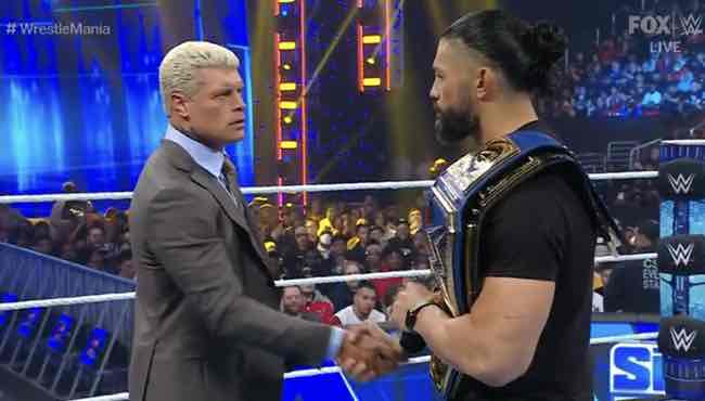 WWE SmackDown Preliminary Ratings featuring Cody Rhodes and Roman ...