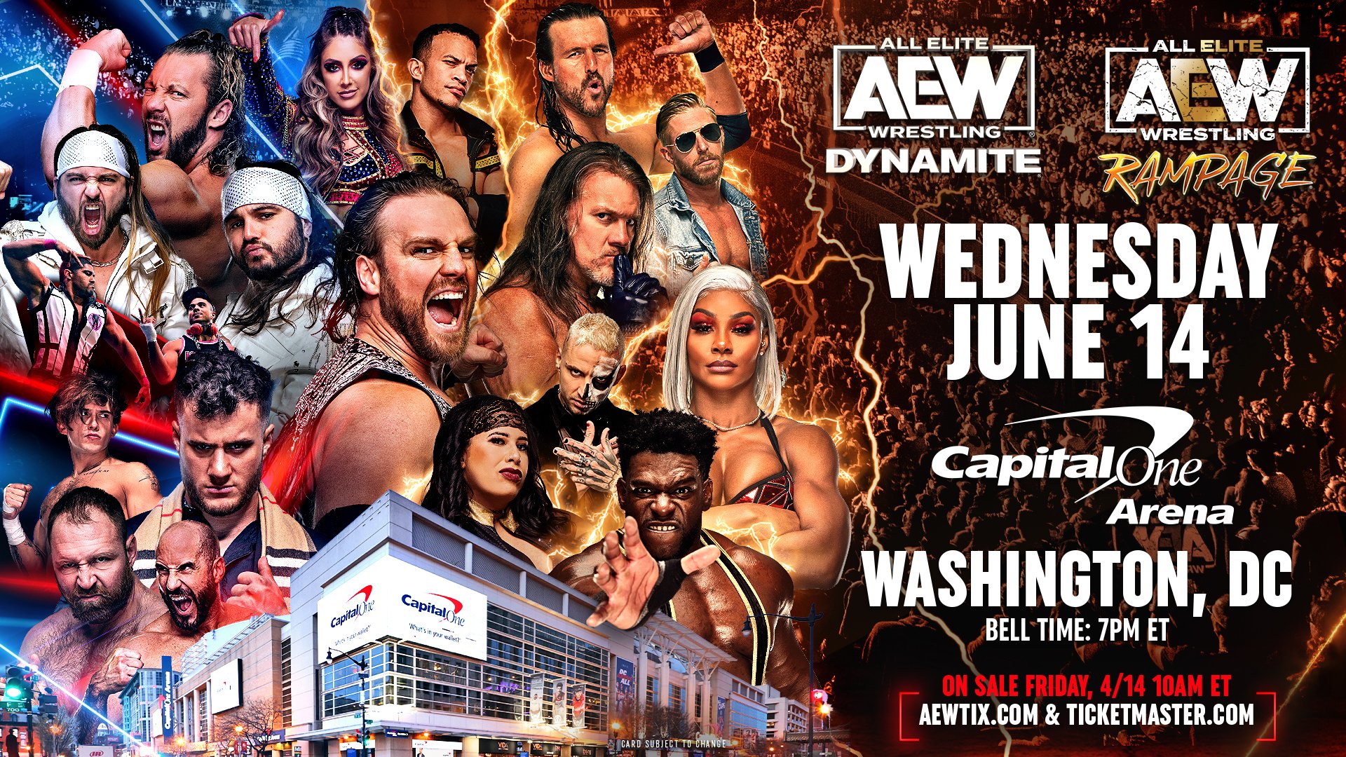 AEW Returns to Capital One Arena in June - WWE News, WWE Results, AEW News, AEW Results
