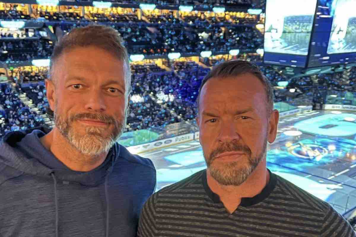 Photo: Edge and Christian reunite at NHL Playoff game - WWE News, WWE Results, AEW News, AEW Results