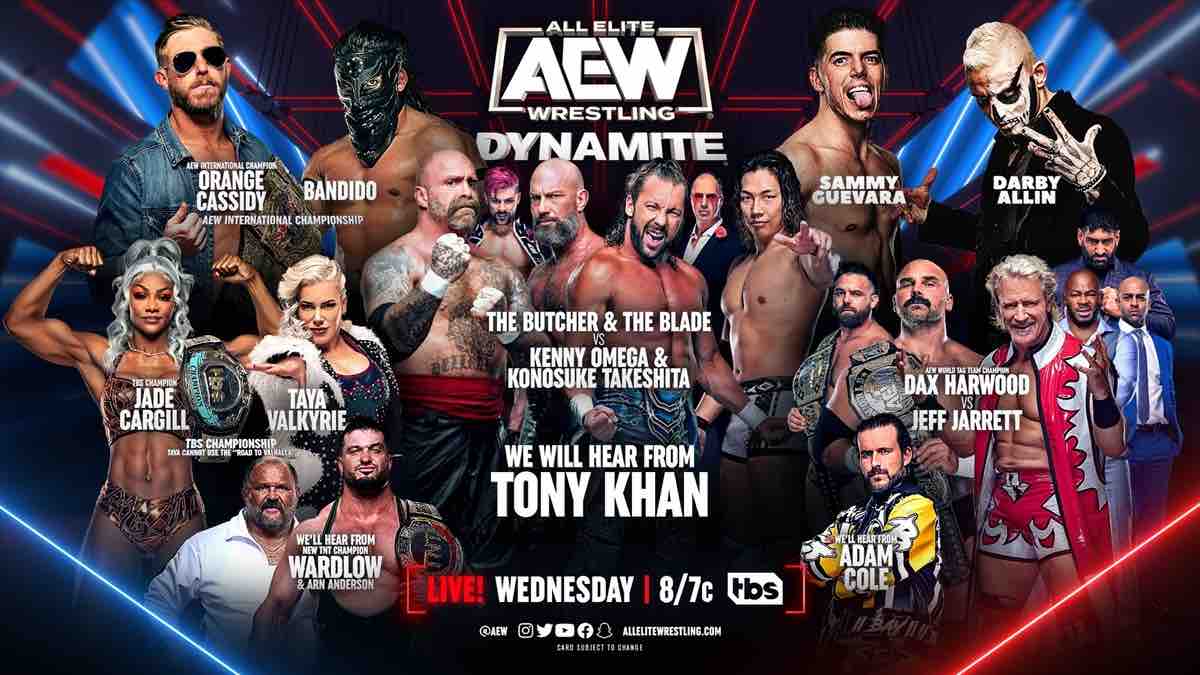 AEW Dynamite Live Coverage Tonight: Two Title Matches, Tony Khan to ...
