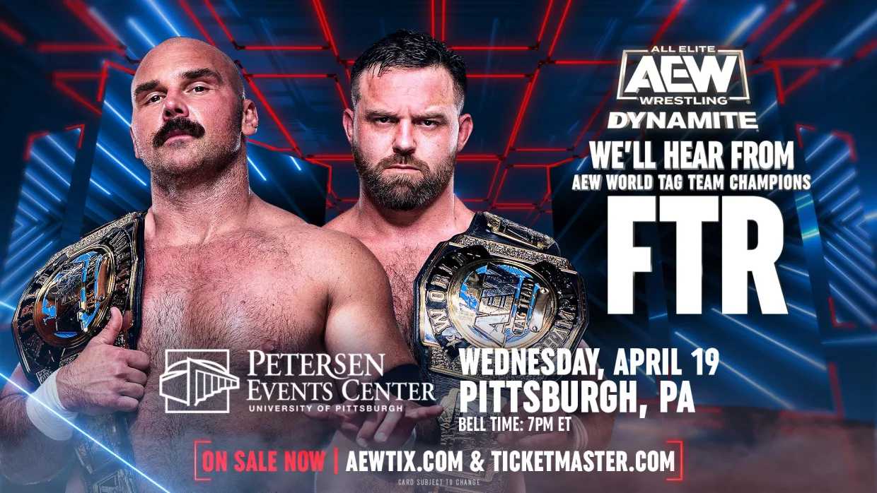 FTR to speak on Wednesday's live coast to coast AEW Dynamite - WWE News ...