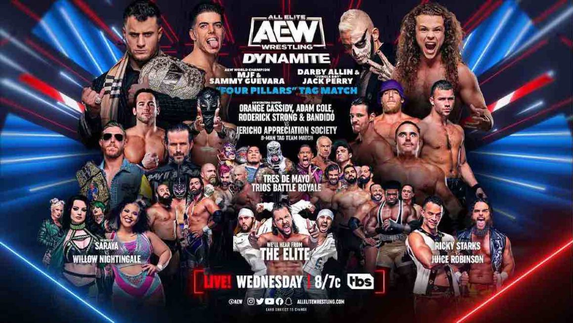 AEW Dynamite Live Coverage Tonight: Four Pillars Tag Team Match ...