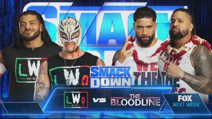 The Usos vs. LWO set for next week's WWE SmackDown, updated card - WWE ...
