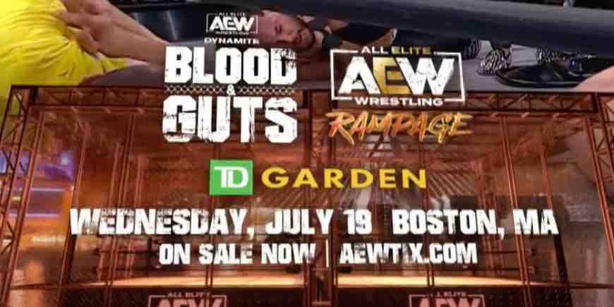AEW confirms Blood & Guts for this July in Boston - WWE News, WWE Results, AEW News, AEW Results