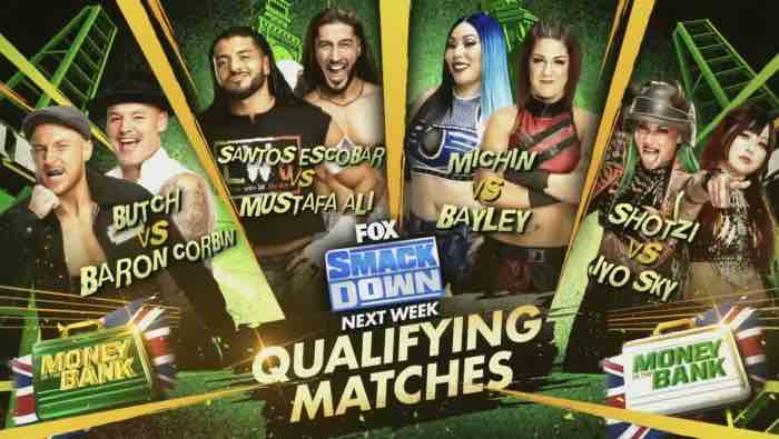Four MITB Qualifying Matches set for next Friday's WWE SmackDown - WWE ...