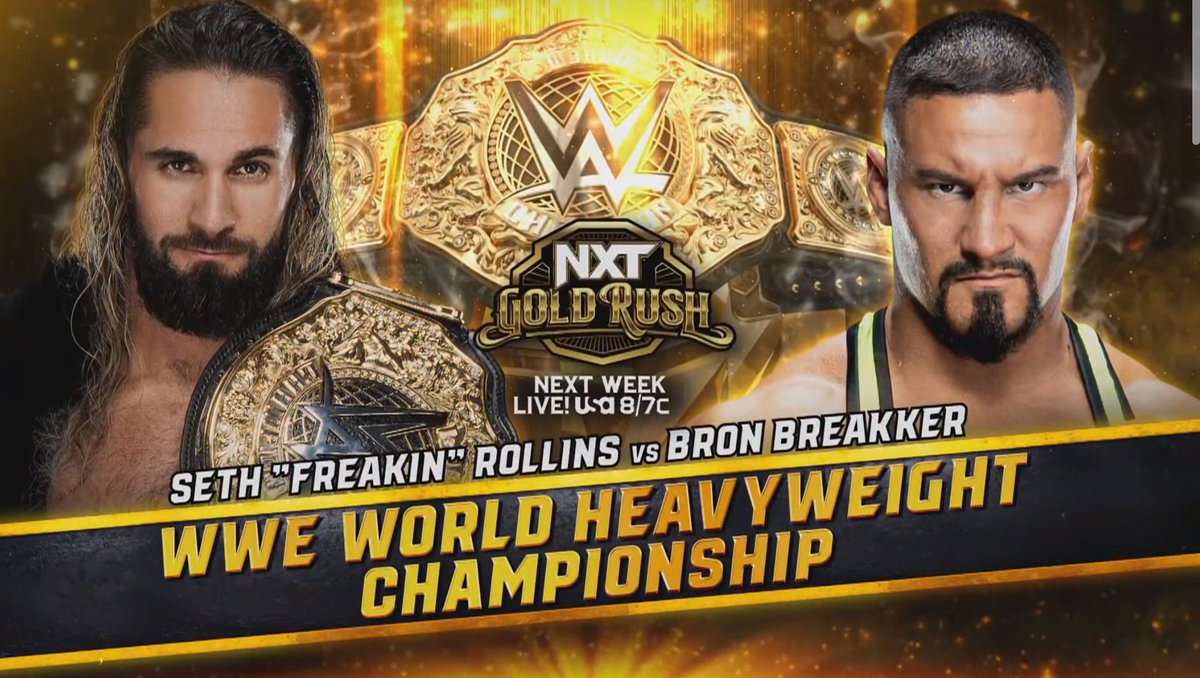 NXT Gold Rush announced for 6/20 and 6/27 featuring major title matches - WWE News, WWE Results ...