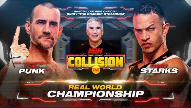 CM Punk to defend 'Real World Title' on next week's AEW Collision, WWE ...