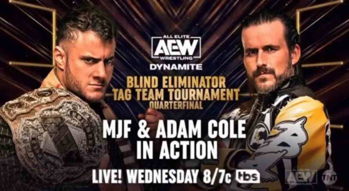 MJF and Adam Cole to team up on Wednesday's AEW Dynamite, updated lineup - WWE News, WWE Results ...