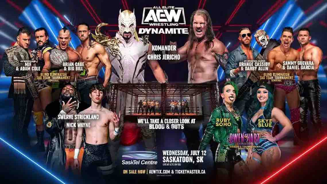 AEW Dynamite Preview: Blind Tag Eliminator, Owen Hart Tournament and more! - WWE News, WWE ...