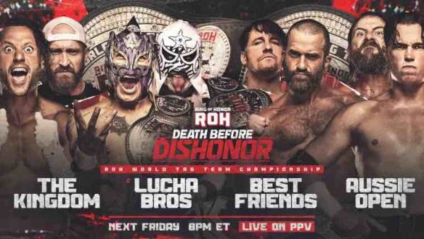 Four-Way ROH World Tag Team Title Match added to next Friday's Death ...