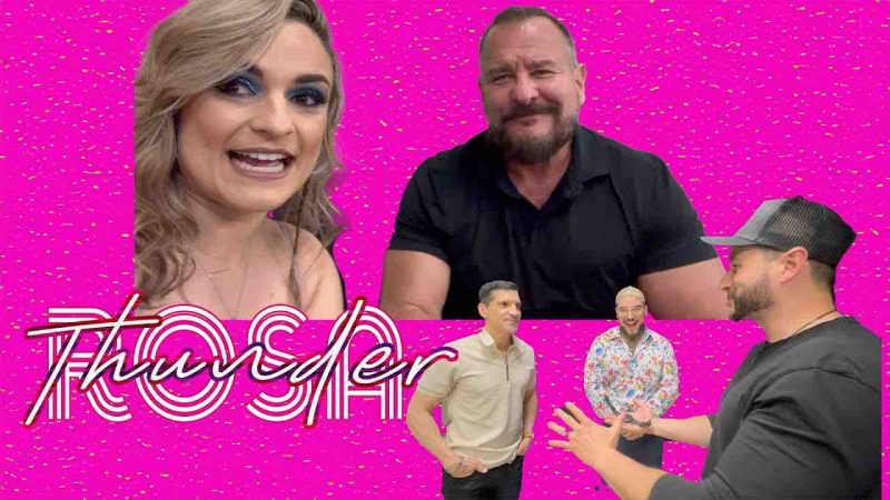 Video: AEW star Thunder Rosa provides a health update, attends baseball ...