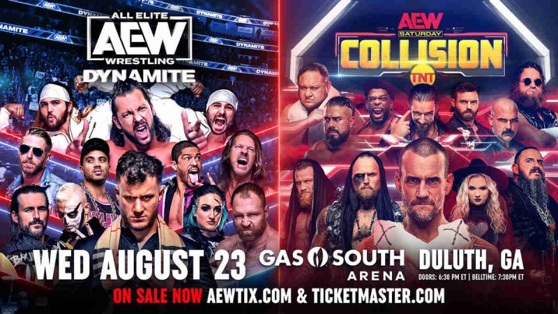 AEW set for Dynamite/Collision doubleheader in Duluth - WWE News, WWE Results, AEW News, AEW Results