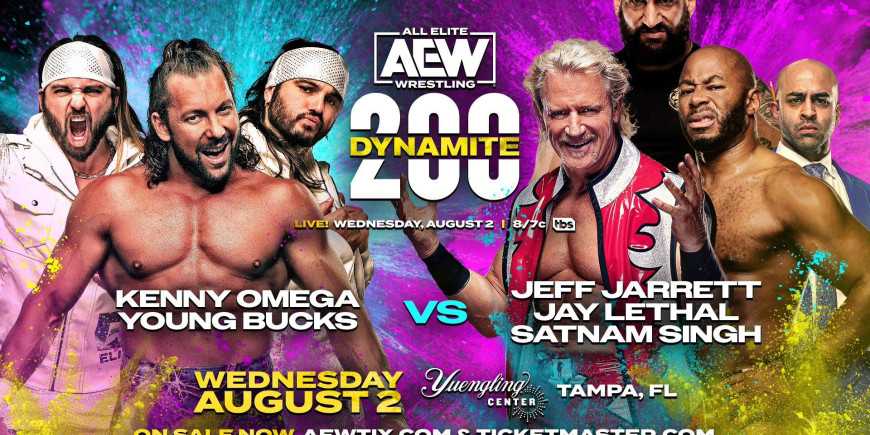 Trios action added to Wednesday's 200th episode of AEW Dynamite, updated lineup - WWE News, WWE ...