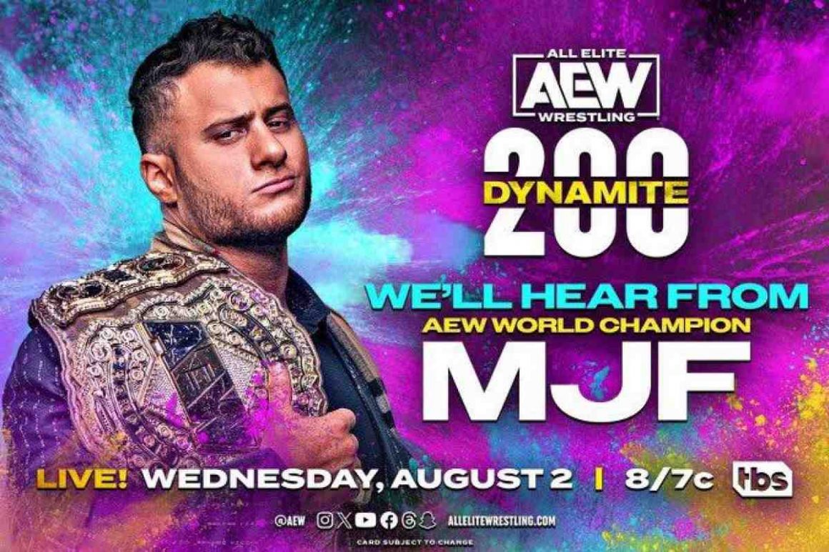 MJF to speak on this Wednesday's 200th episode of AEW Dynamite - WWE News, WWE Results, AEW News ...