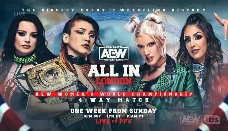 Updated All In London PPV card, Stadium Stampede Match and more! - WWE ...