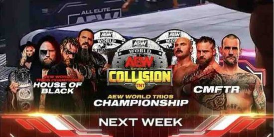 CMFTR to challenge for AEW World Trios Titles on next week's AEW Collision - WWE News, WWE ...