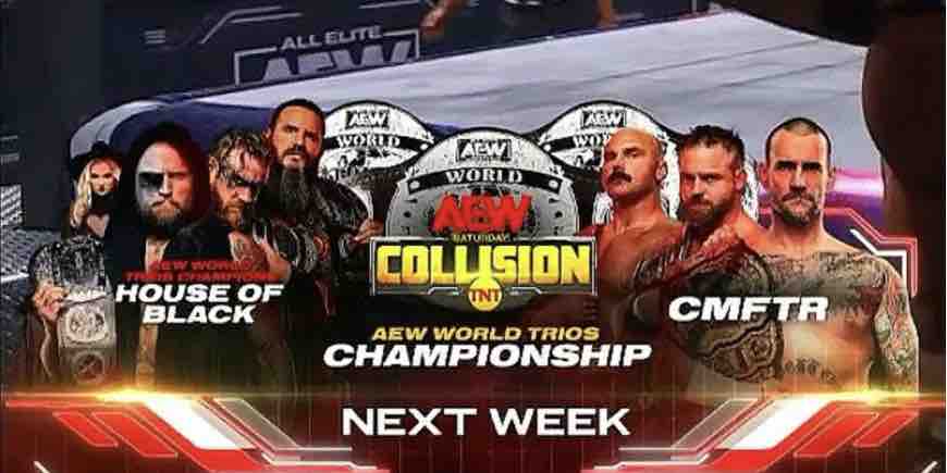CMFTR to challenge for AEW World Trios Titles on next week's AEW ...