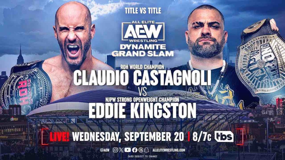 AEW Dynamite Grand Slam Preview: Four Title Matches! - WWE News, WWE Results, AEW News, AEW Results