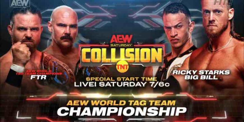 Current lineups for 10/7 AEW Collision with special start time; 10/10 ...