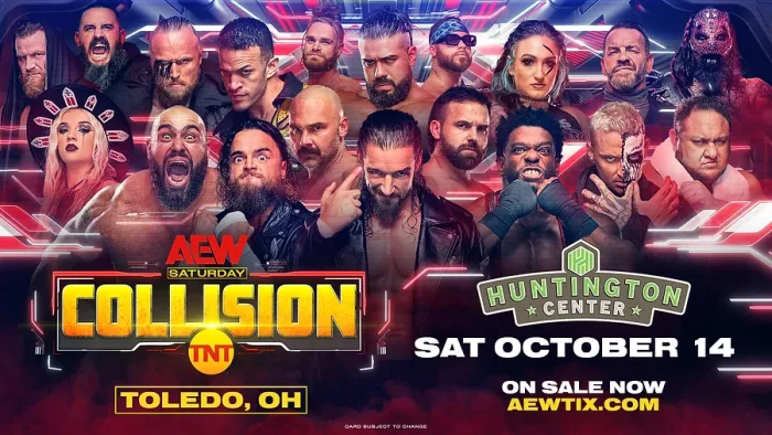 10/14 AEW Collision to air in its normal time slot - WWE News, WWE ...