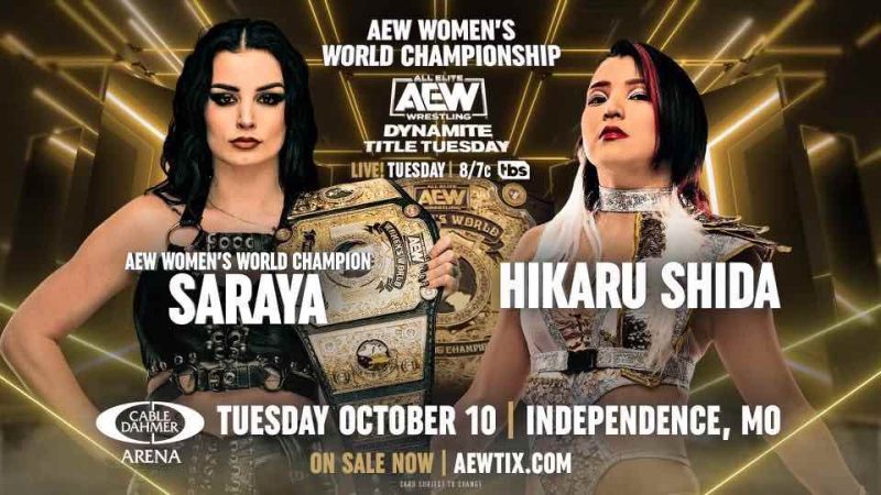 Current lineup for this coming week's special AEW Dynamite Title Tuesday - WWE News, WWE Results ...