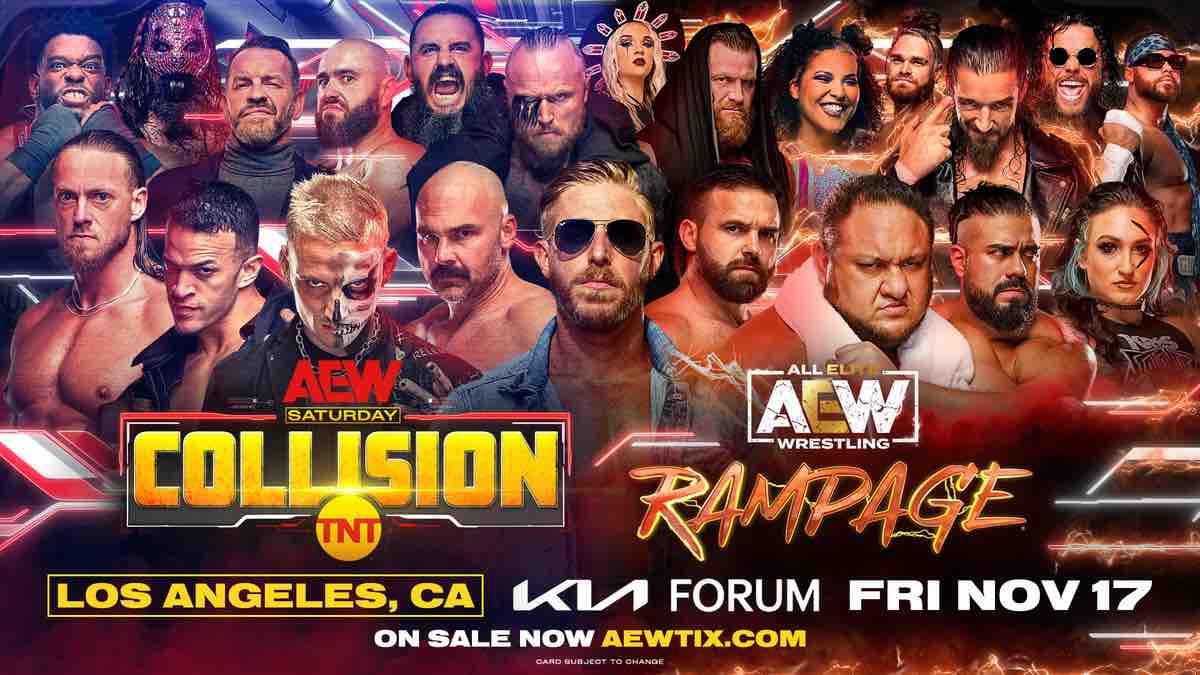 AEW sees record lows in viewership, key demo for Full Gear 'go-home' Collision/Rampage - WWE ...