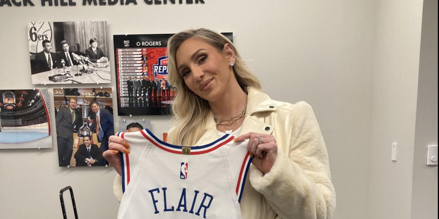 WWE Superstar rings bell at Philadelphia 76ers game - WWE News, WWE ...