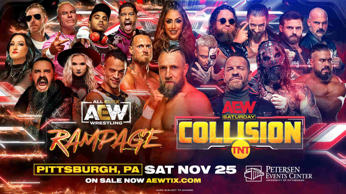 AEW Rampage set to air before Collision on 11/25 - WWE News, WWE Results, AEW News, AEW Results