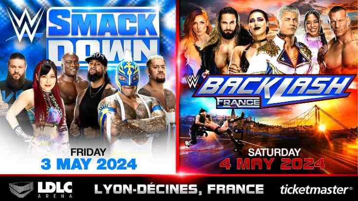 WWE announces details on ticket combo packs for SmackDown and Backlash ...