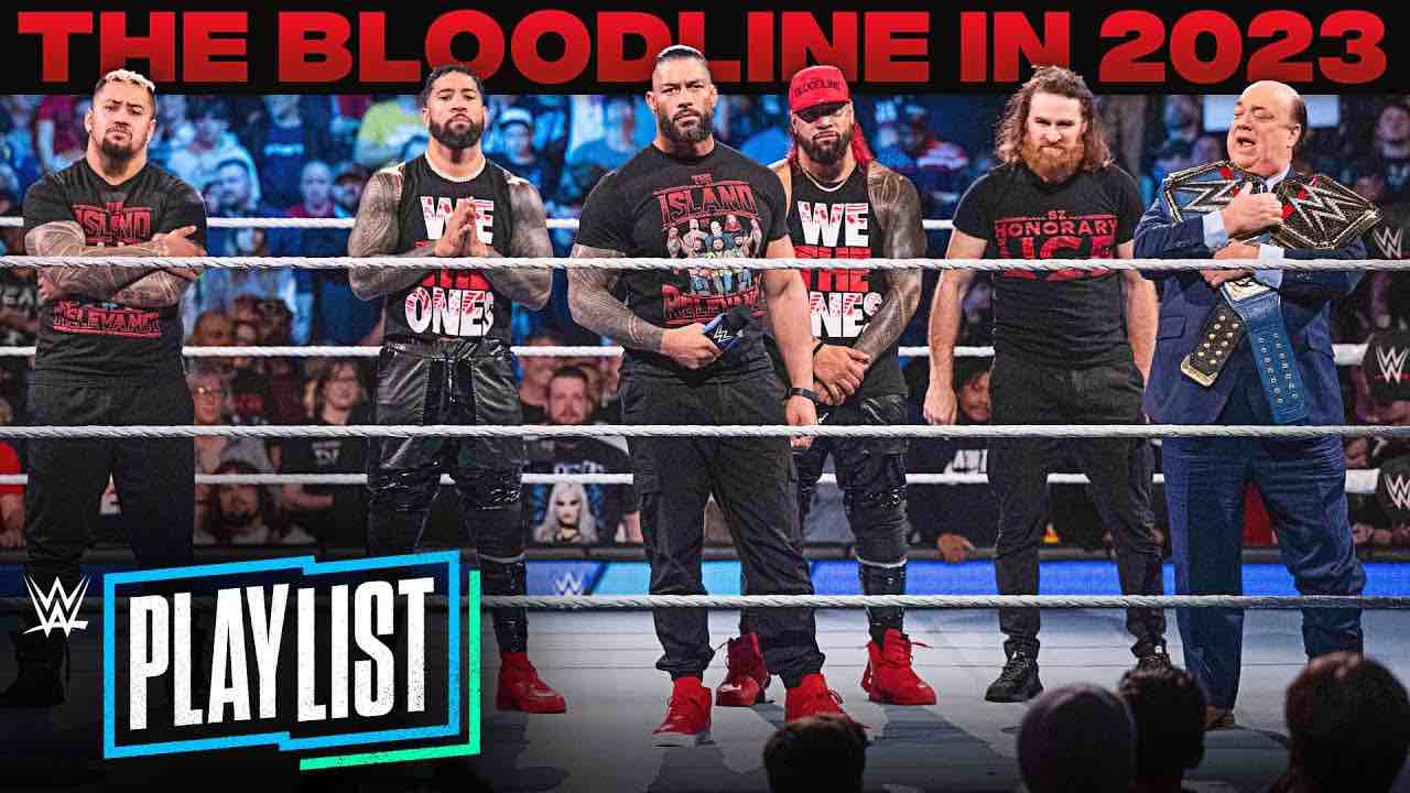 Video: WWE Playlist - The Bloodline Story in 2023 - WWE News, WWE ...