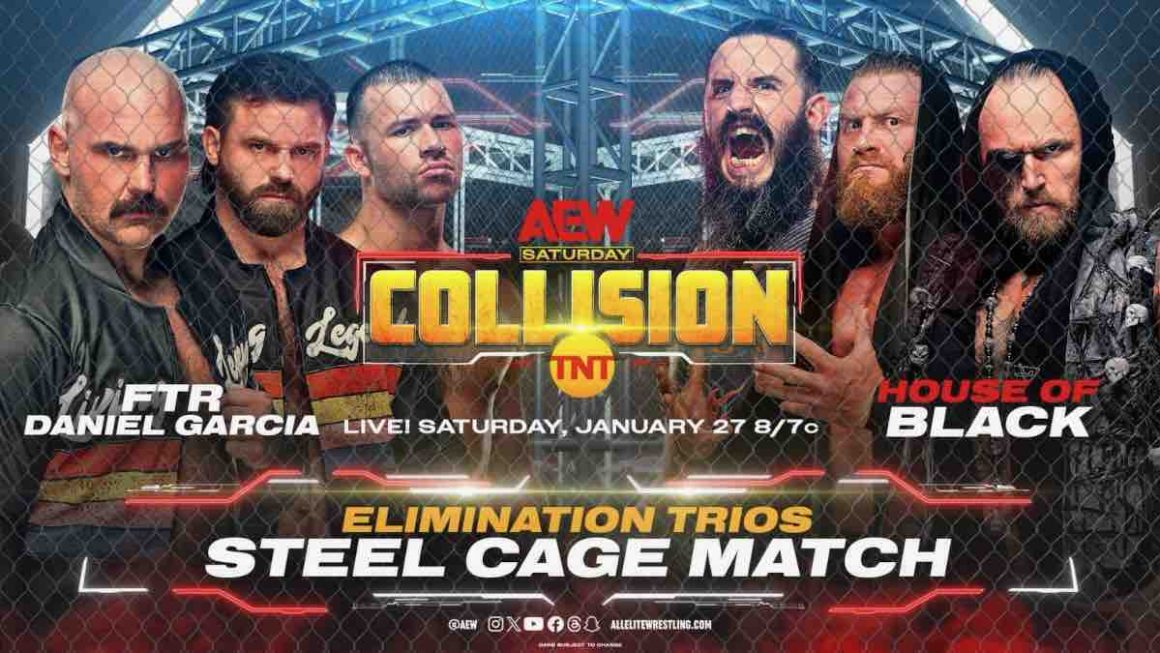 AEW Collision Results - 1/27/24 (Steel Cage Match, CMLL Stars Coming, More!) - WWE News, WWE ...