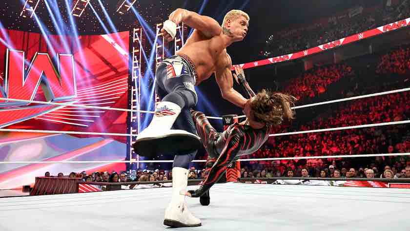 Full Street Fight Match From WWE Raw: Cody Rhodes vs. Shinsuke Nakamura ...