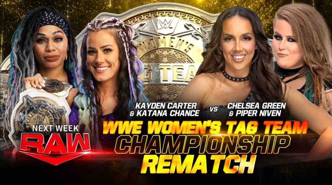 Tag Title rematch and more set for next week's WWE Raw - WWE News, WWE ...